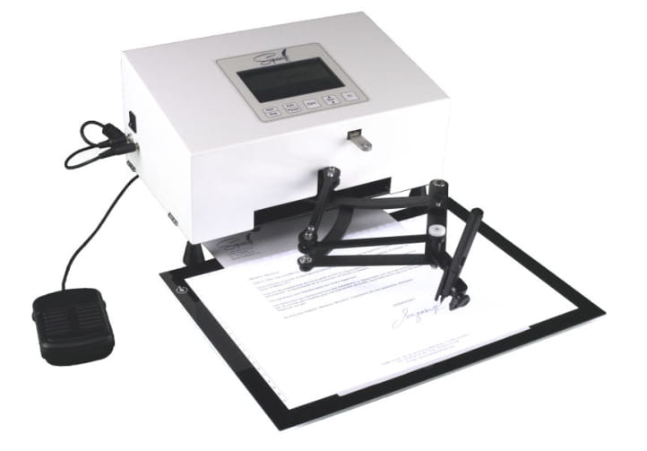 Nos machines d'écriture manuscrite - Signascript.com